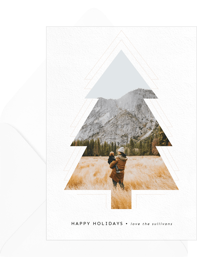 Tree Cutout Cards | Greenvelope.com