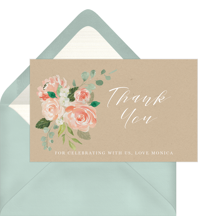 Bachelorette Party Thank You Notes Two Tiered Cake Blue Bridal Shower ...