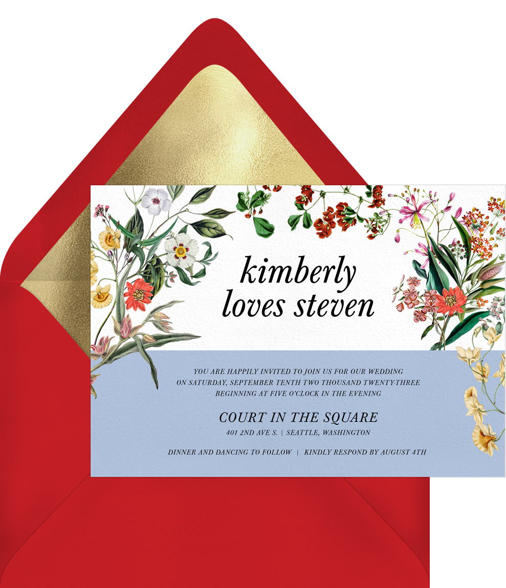 Vibrant Oasis Invitations | Greenvelope.com