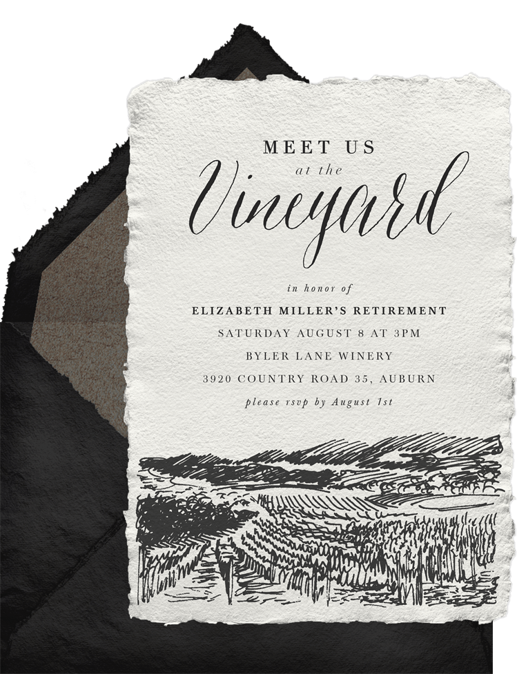 Golf Retirement National Park Wedding Business Green Invitations ...