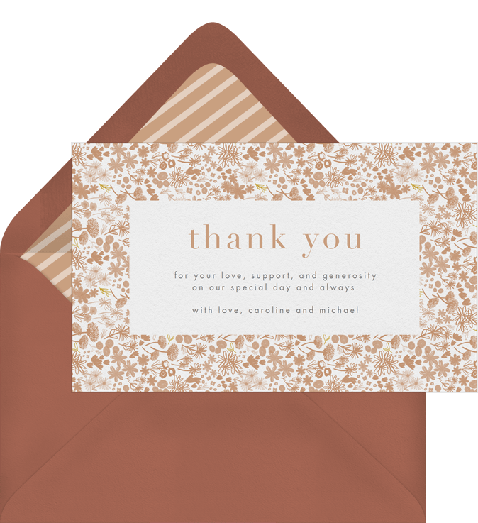 Vintage Meets Modern Thank You Notes | Greenvelope.com