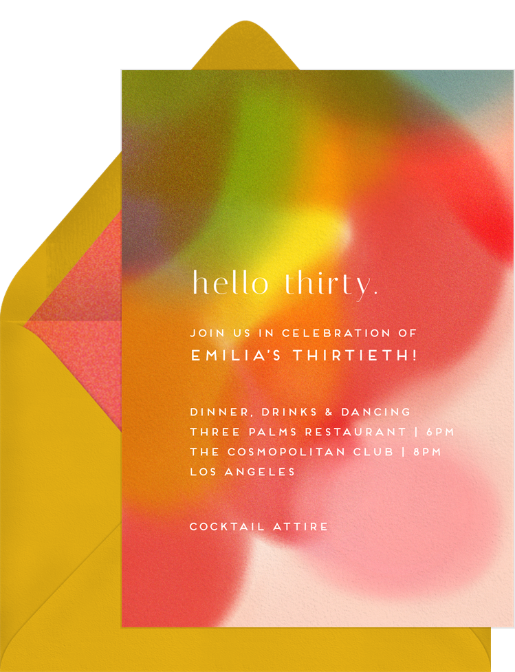 Designs Invitation in Invitations | Greenvelope.com