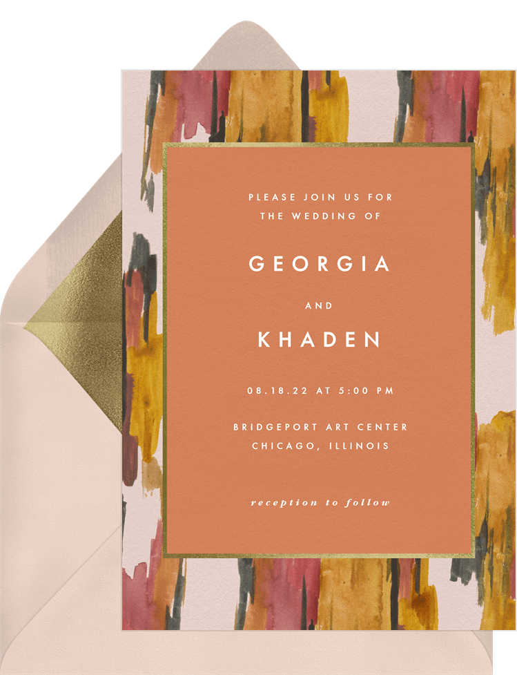 Watercolor Pattern Invitations | Greenvelope.com