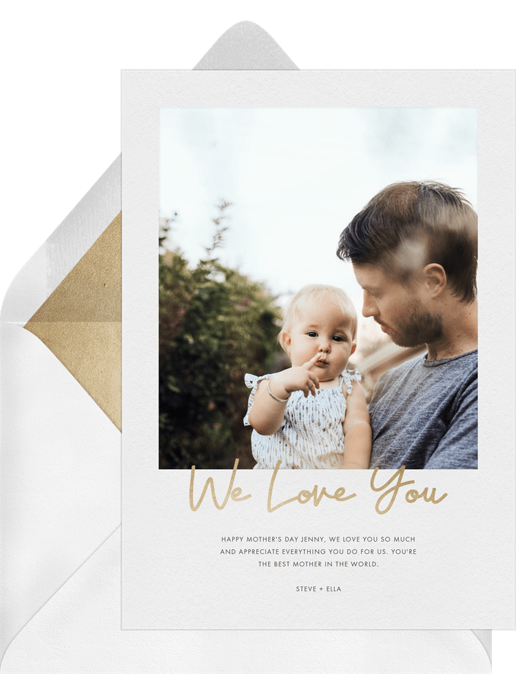 We Love You Cards | Greenvelope.com