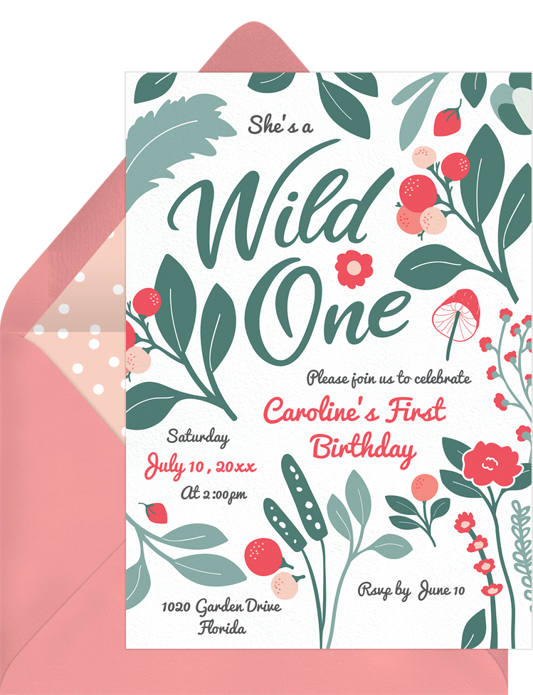 Wild Forest Invitations | Greenvelope.com