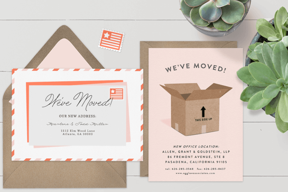 Email Online Moving Announcements that WOW! | Greenvelope.com